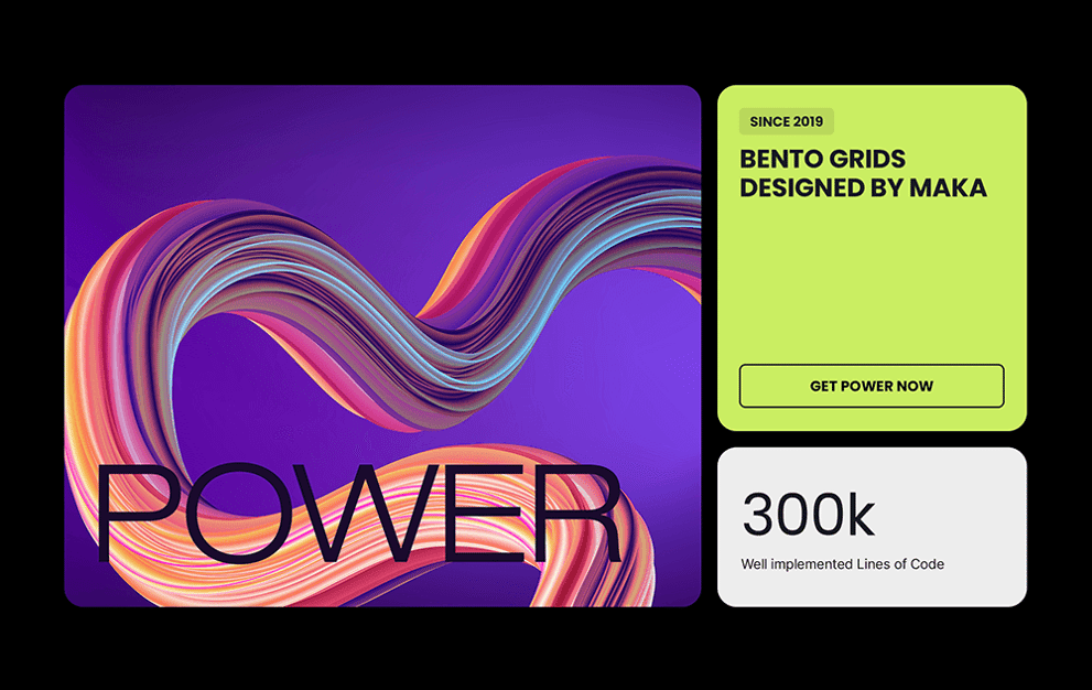 Bento Grid | POWER Theme Features