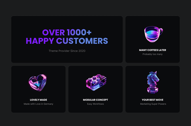 Bento Grid | POWER Theme Features